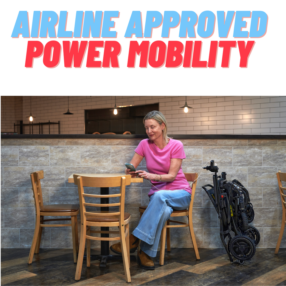 Airline Approved Power Mobility Scooters & Power Wheelchairs